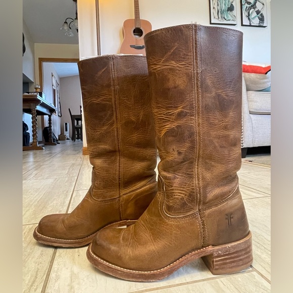 Frye | Shoes | Frye Campus 4l Dark Brown Leather | Poshmark